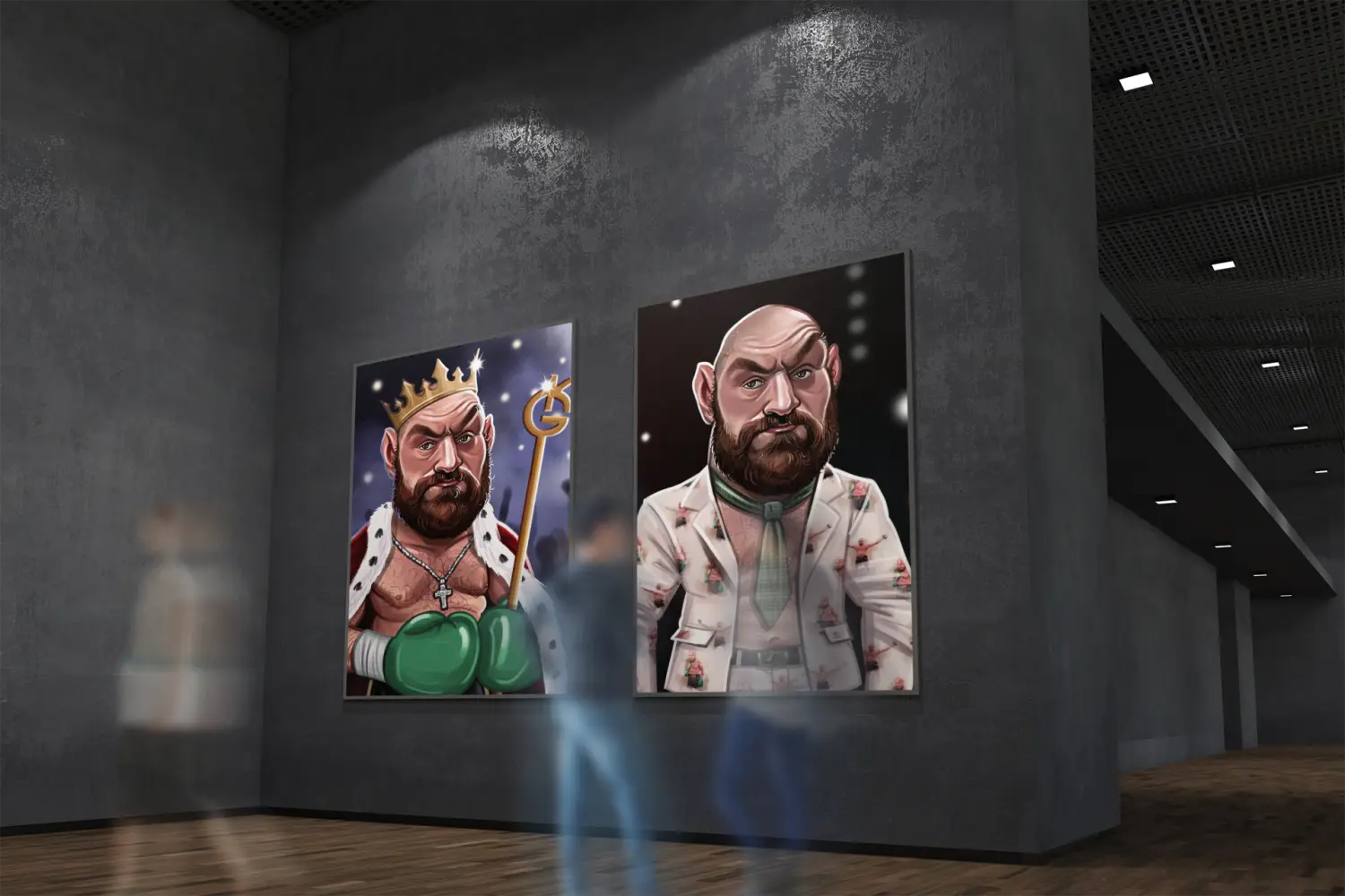 Tyson Fury "The Gypsy King" Canvas Prints | Boxing Fan Shop